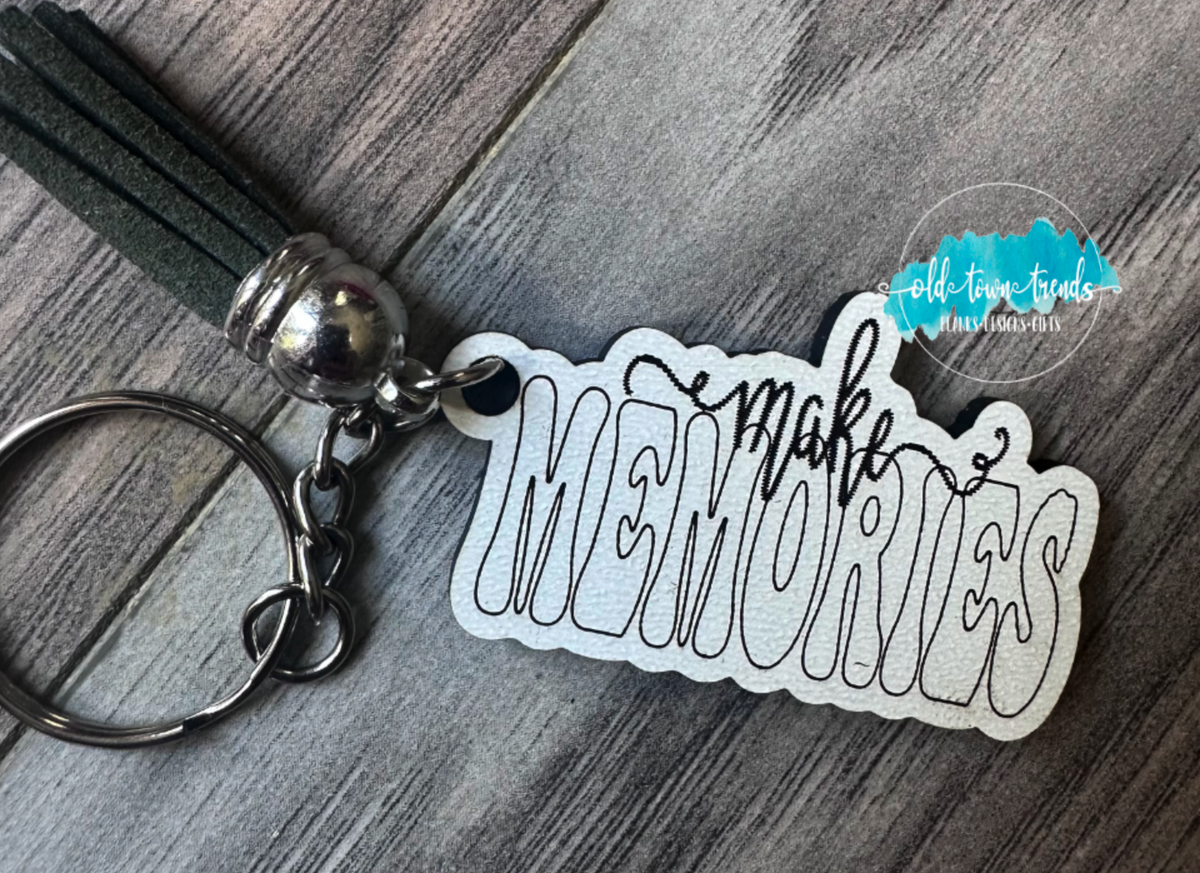 Positive Sayings Keychain set, Set 2 Groovy words, Positive Vibes, glo ...